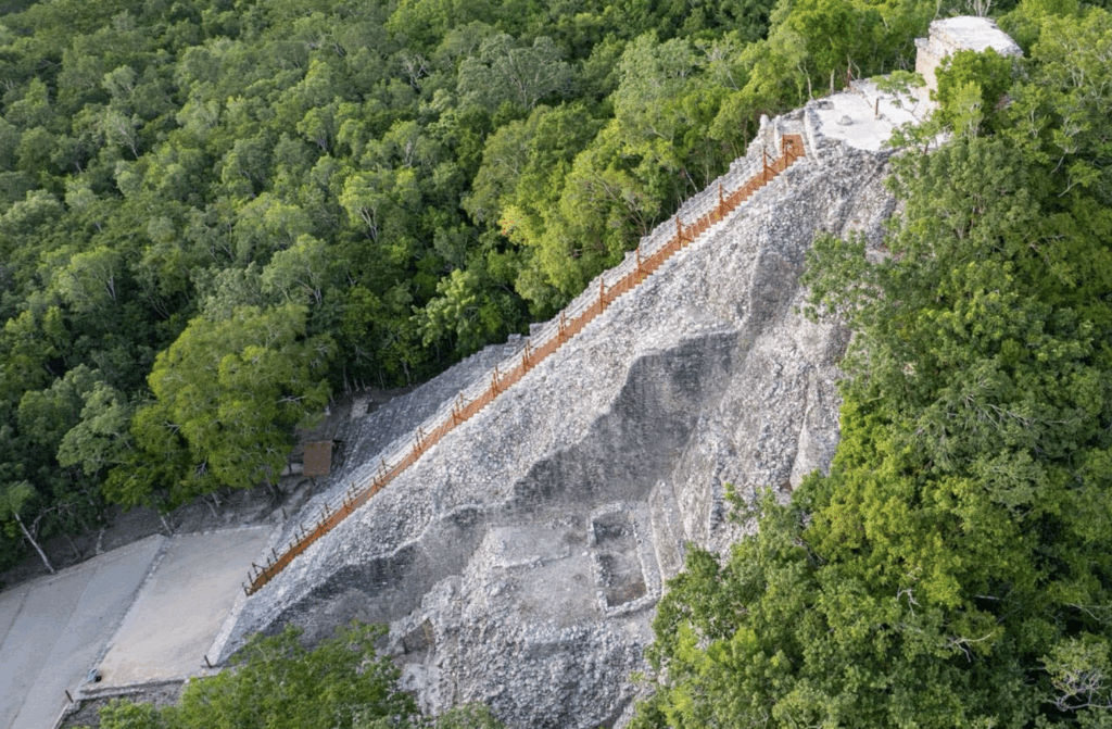 Inauguran nueva escalinata de Nohoch Mul - Es Noticia MX